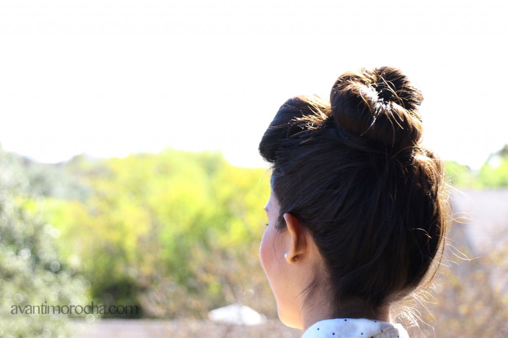 Easy Updo / Pompadour + bun – Avanti Morocha