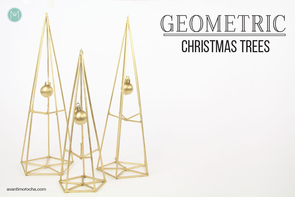 Geometric Christmas Trees | Arbolitos Geometricos – Avanti Morocha
